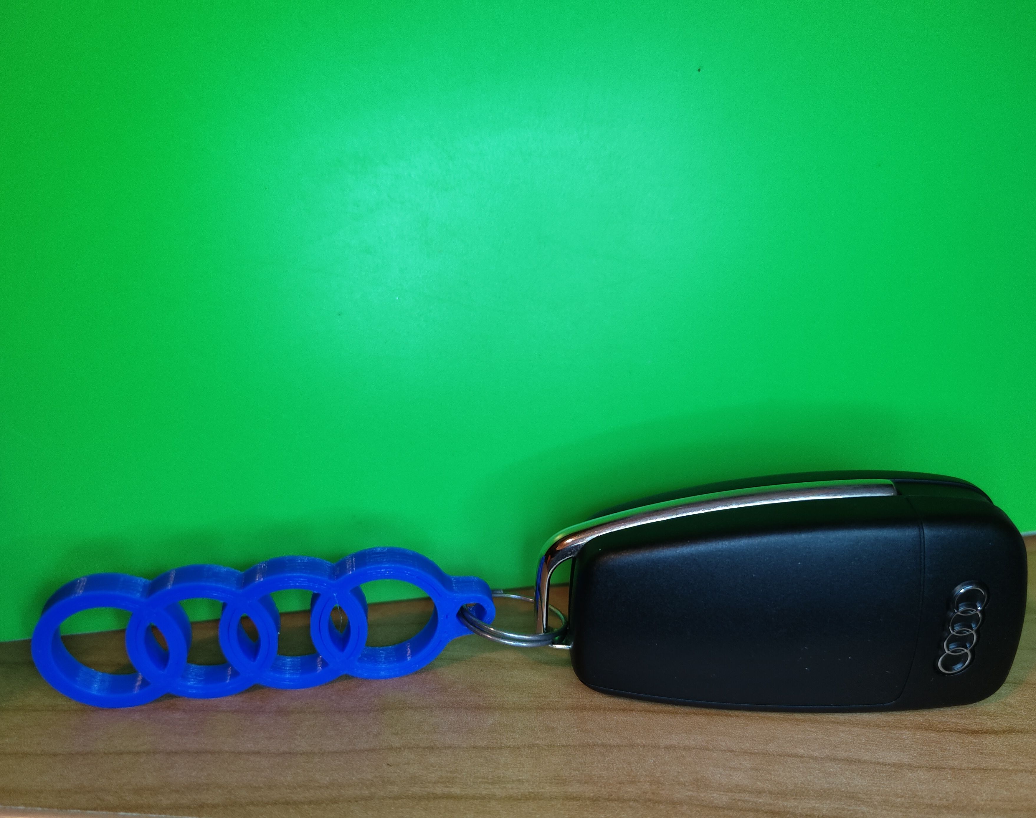 Audi Logo keychain by Ryze3D | Download free STL model | Printables.com