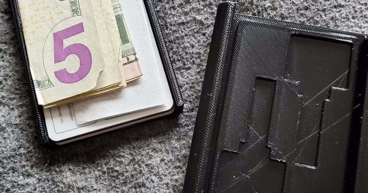 TPU Wallet with Key Holder by MAKelly2 | Download free STL model ...