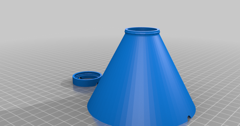 Resin Funnel with Screen Retainer by muchtall | Download free STL model ...