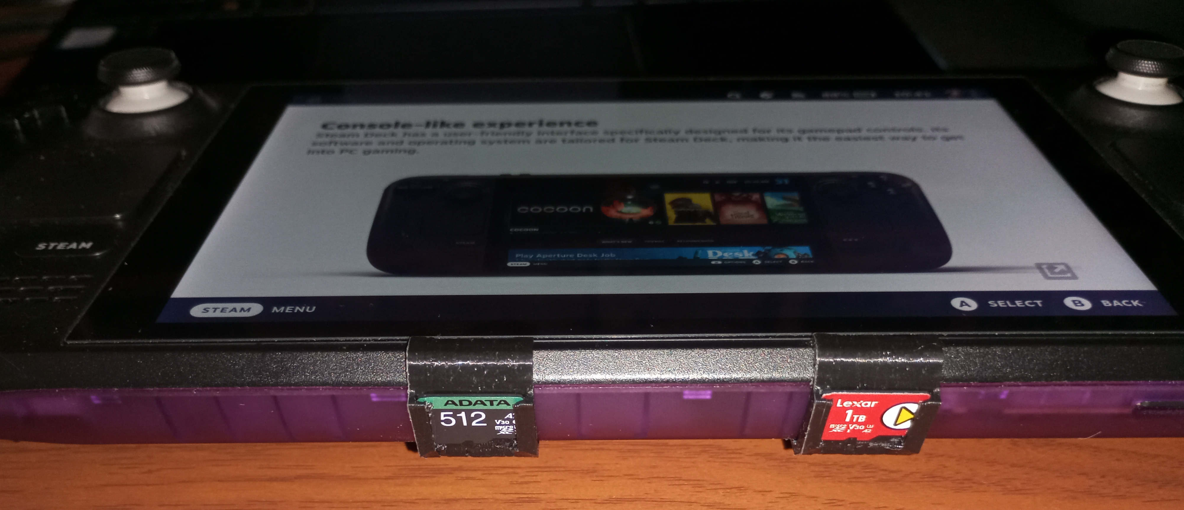 Clip For MicroSd On Steam Deck by user121212 | Download free STL model ...