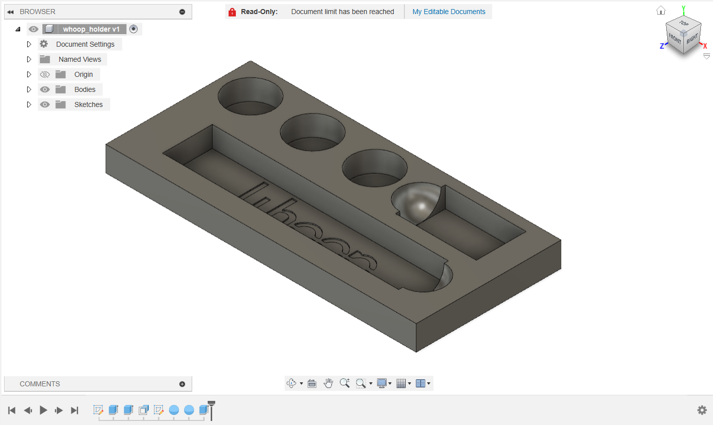 Whoop vape holder by Vytautas Juodviršis | Download free STL model ...