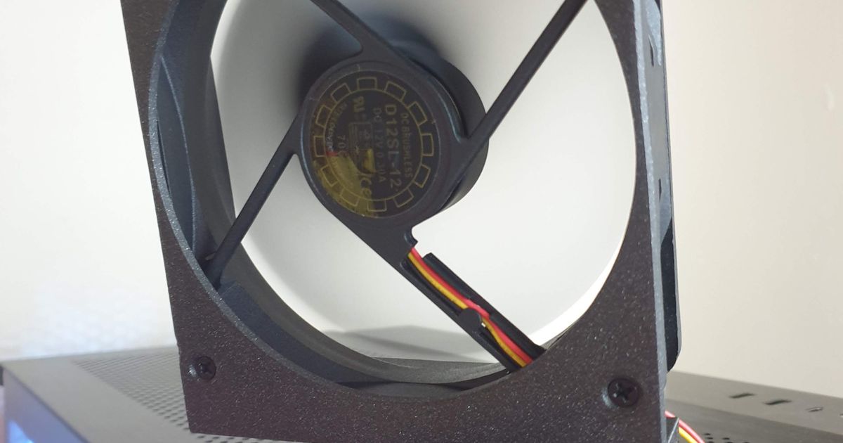 120mm Computer Desk Fan by Flon22 | Download free STL model ...