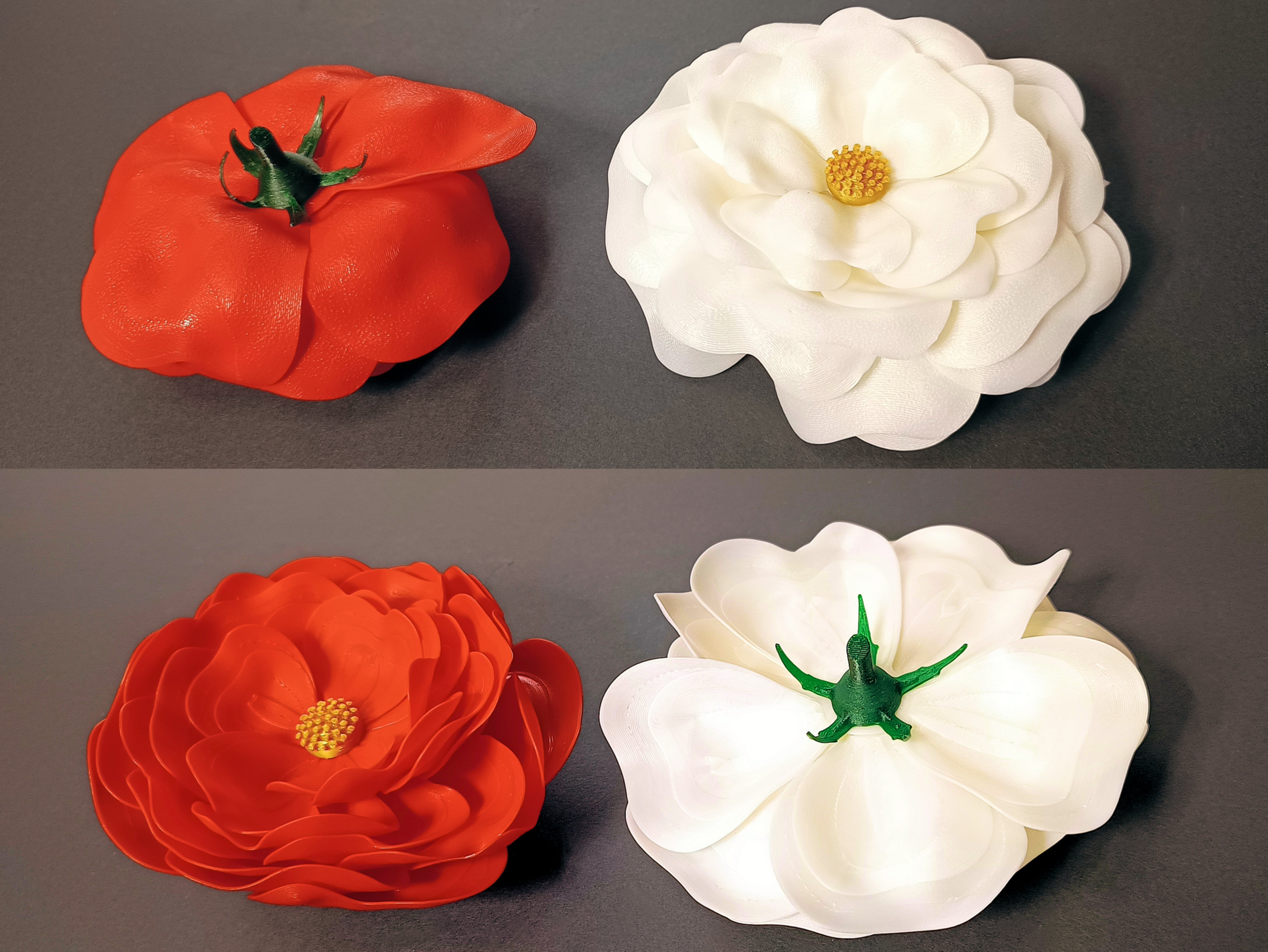 4D printed Rose by Wim V | Download free STL model | Printables.com