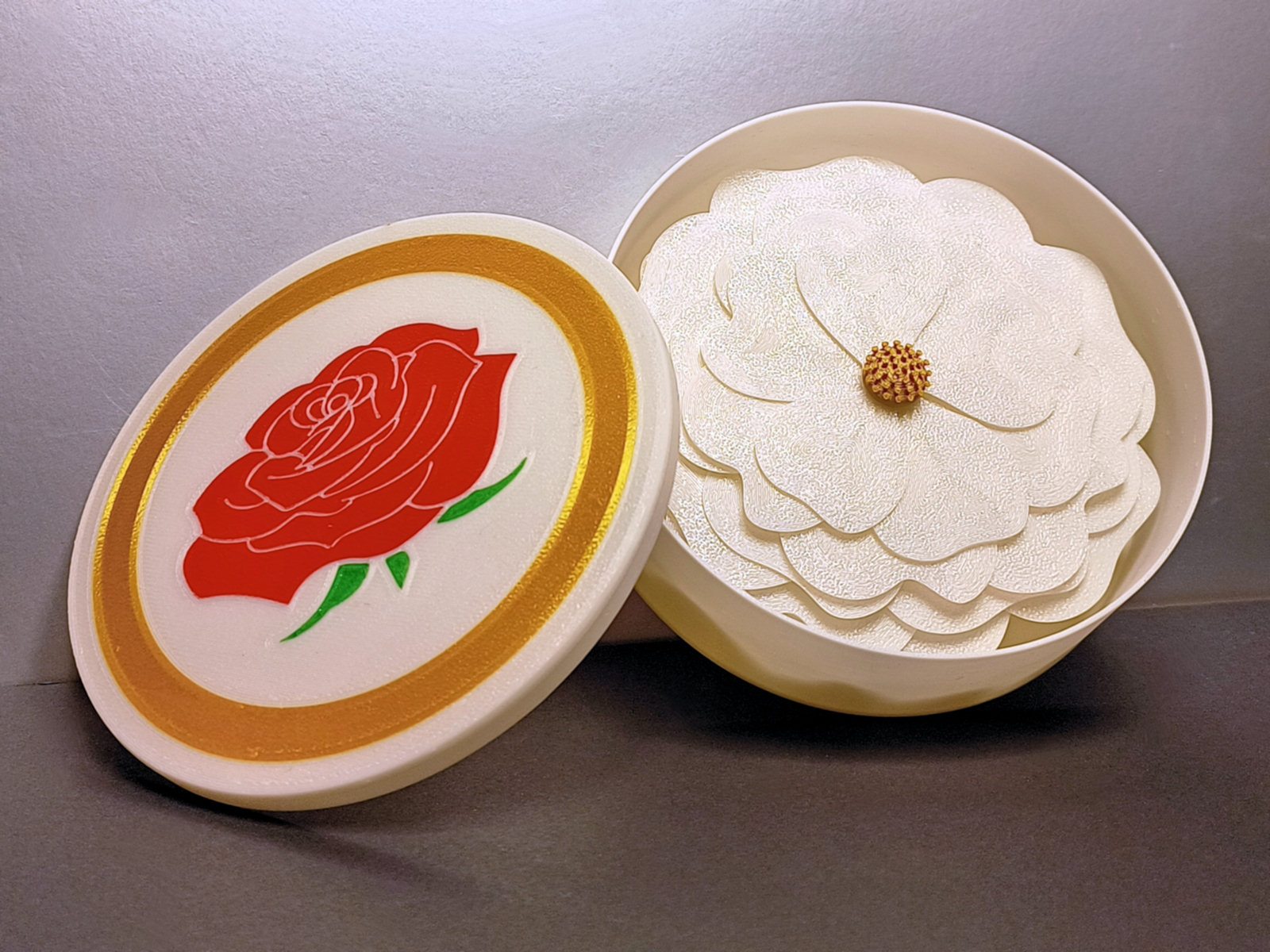 4D printed Rose by Wim V | Download free STL model | Printables.com