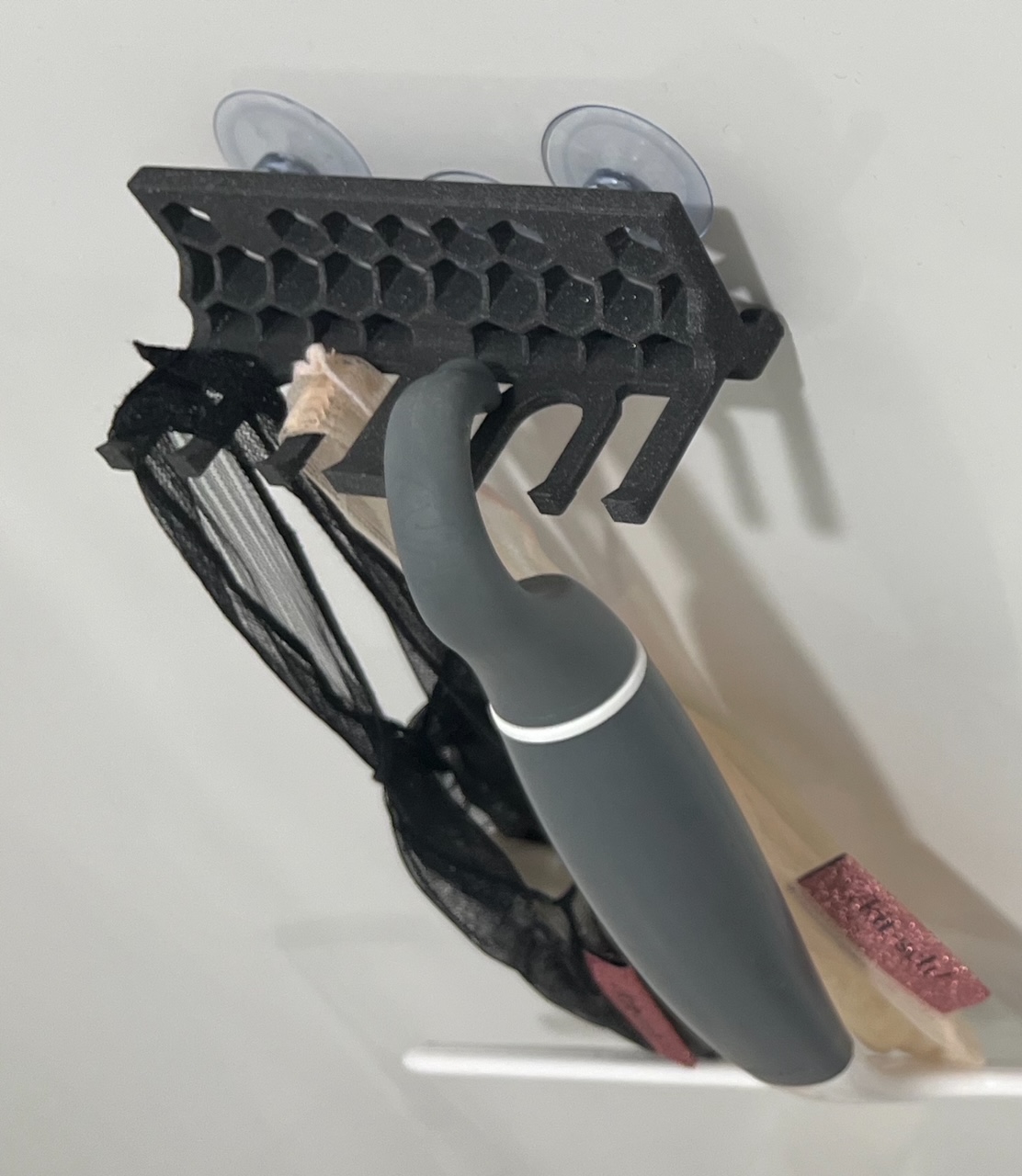 Shower Razor Shelf and Phone Rest by Calebdives | Download free STL ...