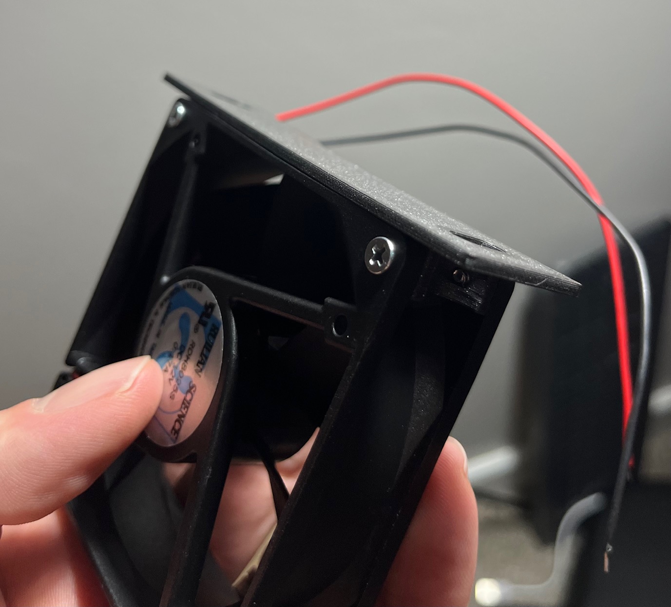 Minimal PC Fan Bracket (80mm) by Calebdives | Download free STL model ...