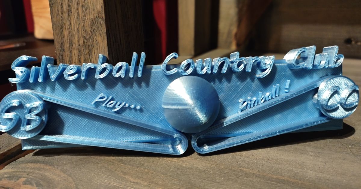Silverball Country Club Pinball Magnet Play ... Pinball ! by RaysWays ...