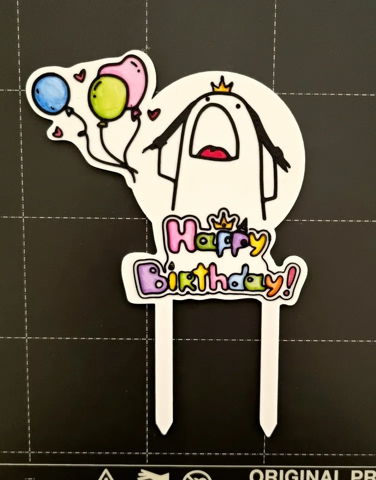 Happy birthday flork - scream by Viktor78 | Download free STL model ...