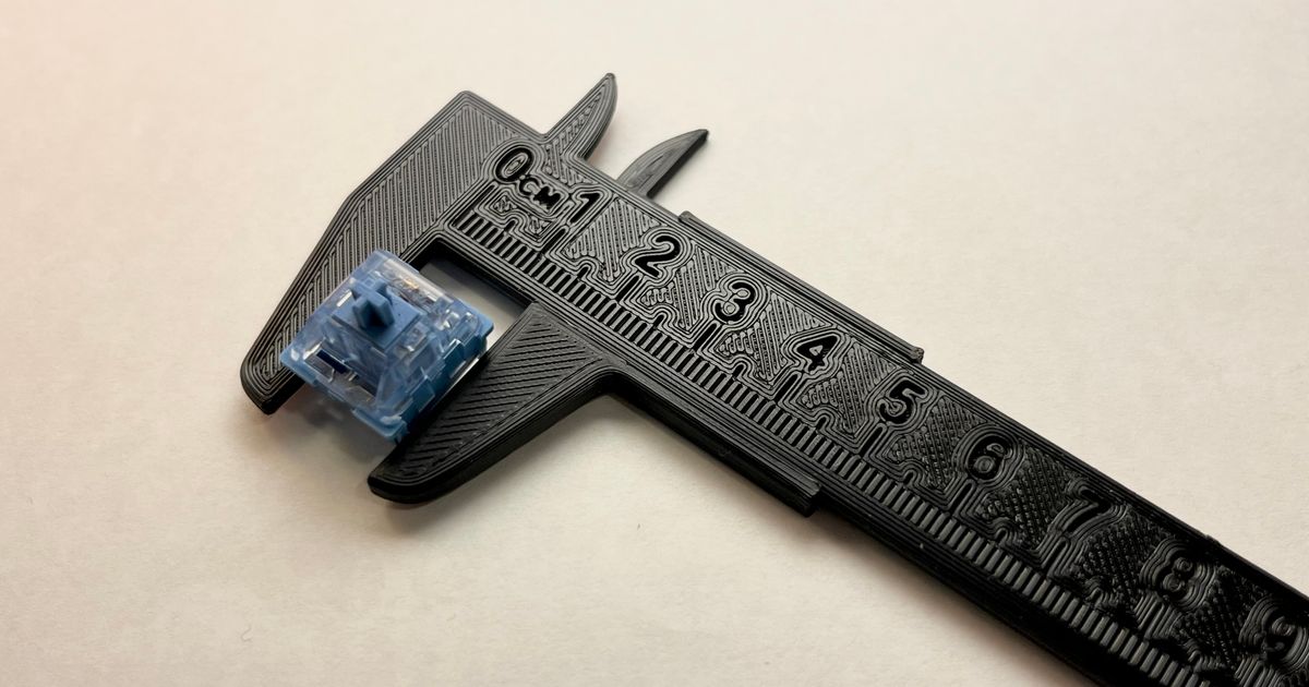 Caliper (Centimeters) por kanga | Descargar modelo STL gratuito ...