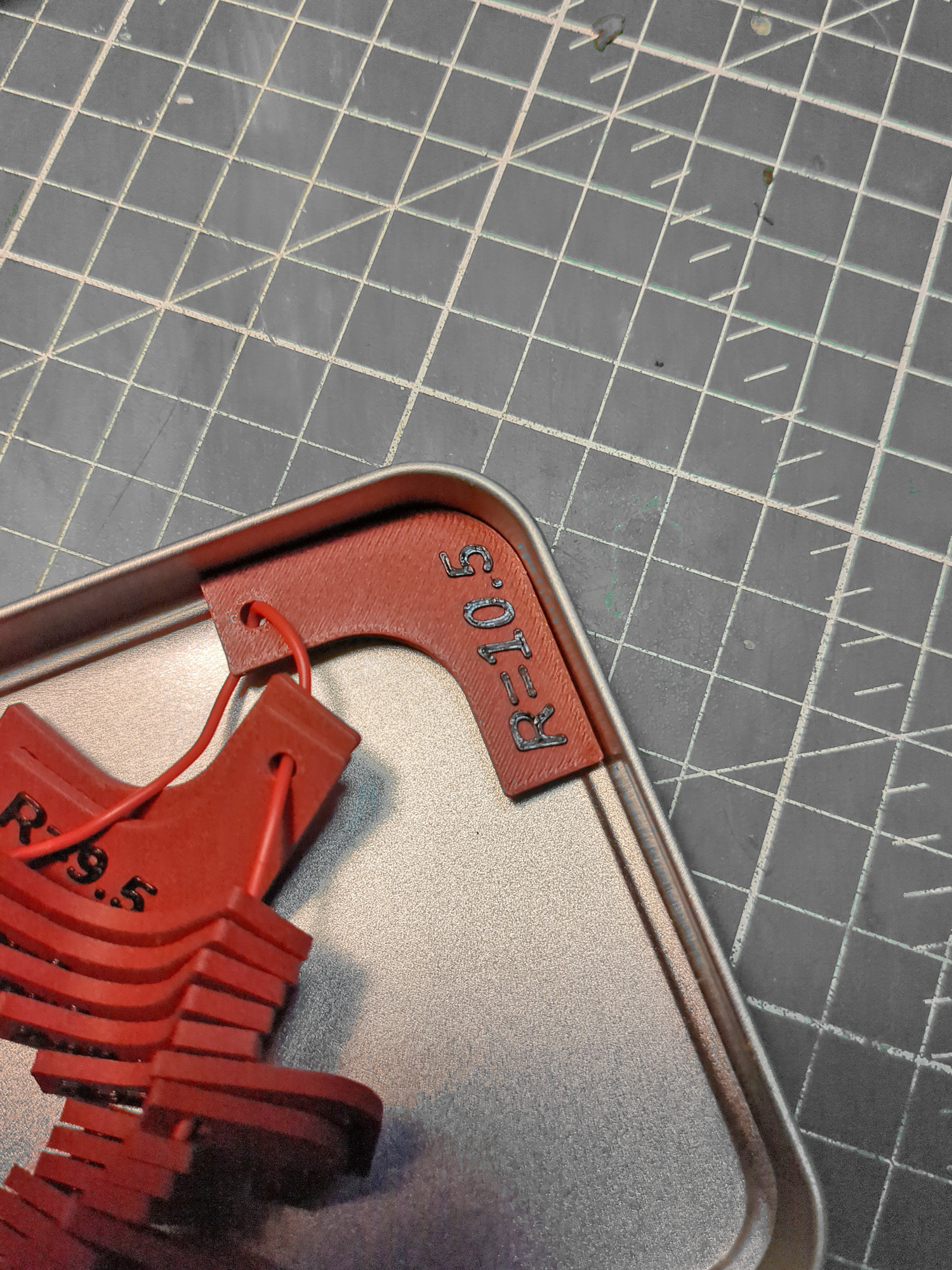 Radius Gauges in MM- A Full Set ready to print or fully customizable by ...