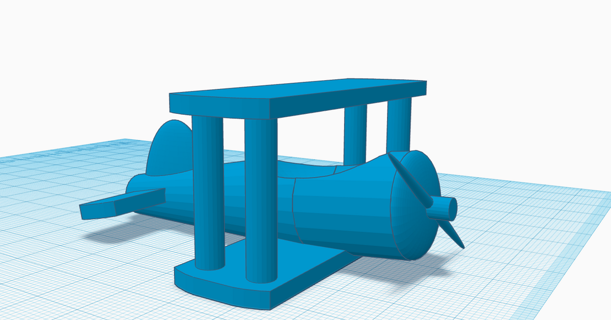 Airplane model (tinkercad) por prestpropotato | Descargar modelo STL ...