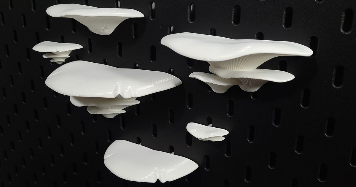 SKÅDIS Mushroom Shelves by Steve | Download free STL model | Printables.com