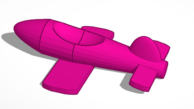 Airplane model 2.0 (tinkercad) by prestpropotato | Download free STL ...