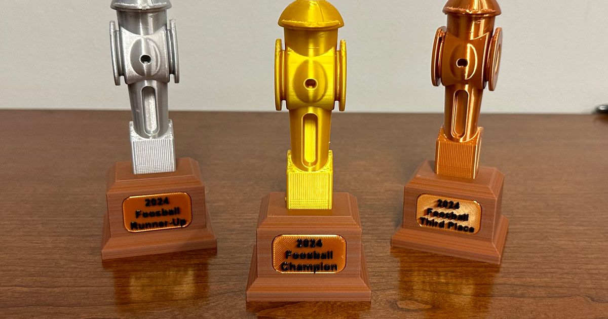 Foosball Trophy by Foobar54 | Download free STL model | Printables.com
