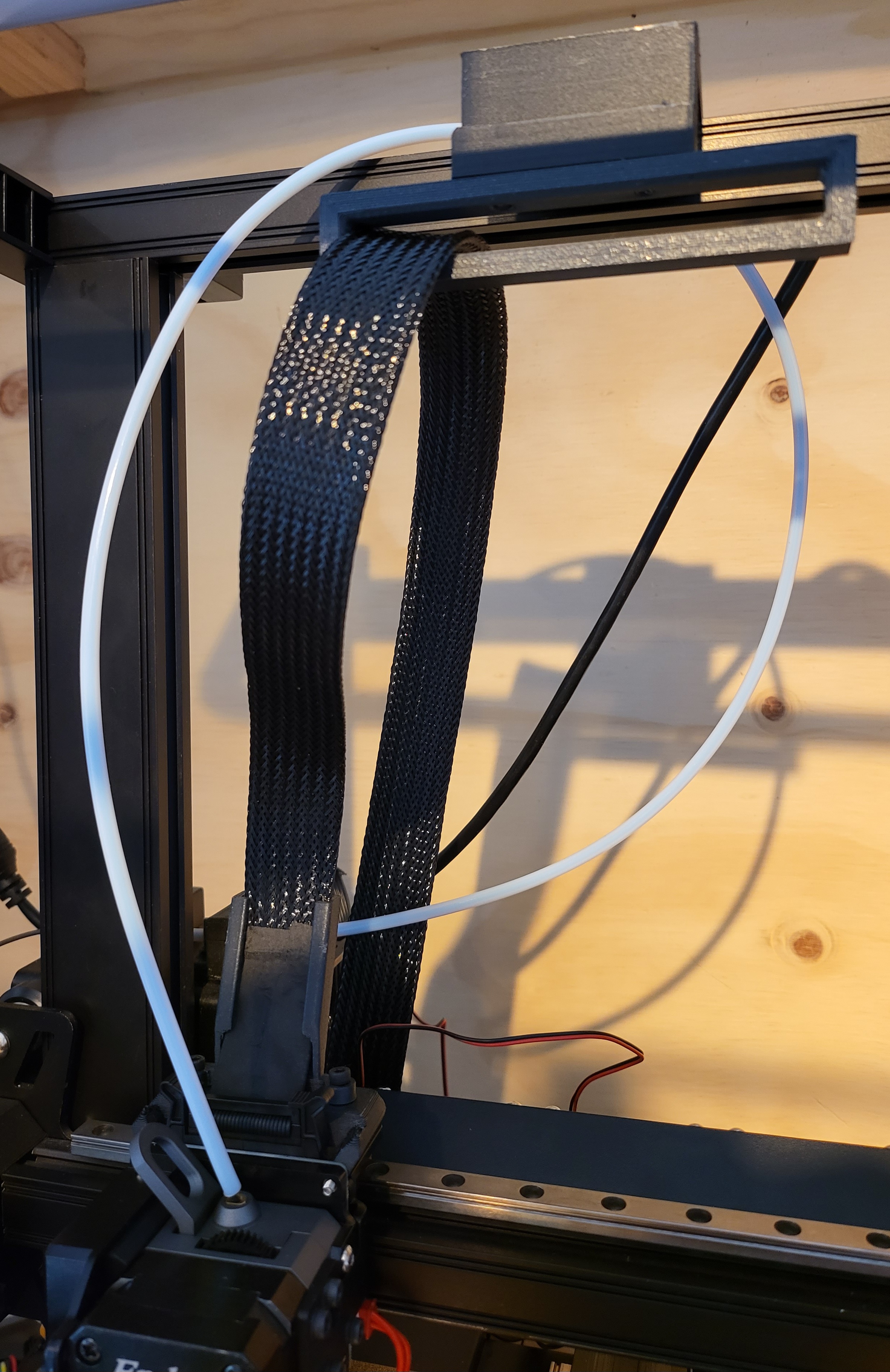 Creality Sprite Pro cable strain relief by Simon | Download free STL model | Printables.com