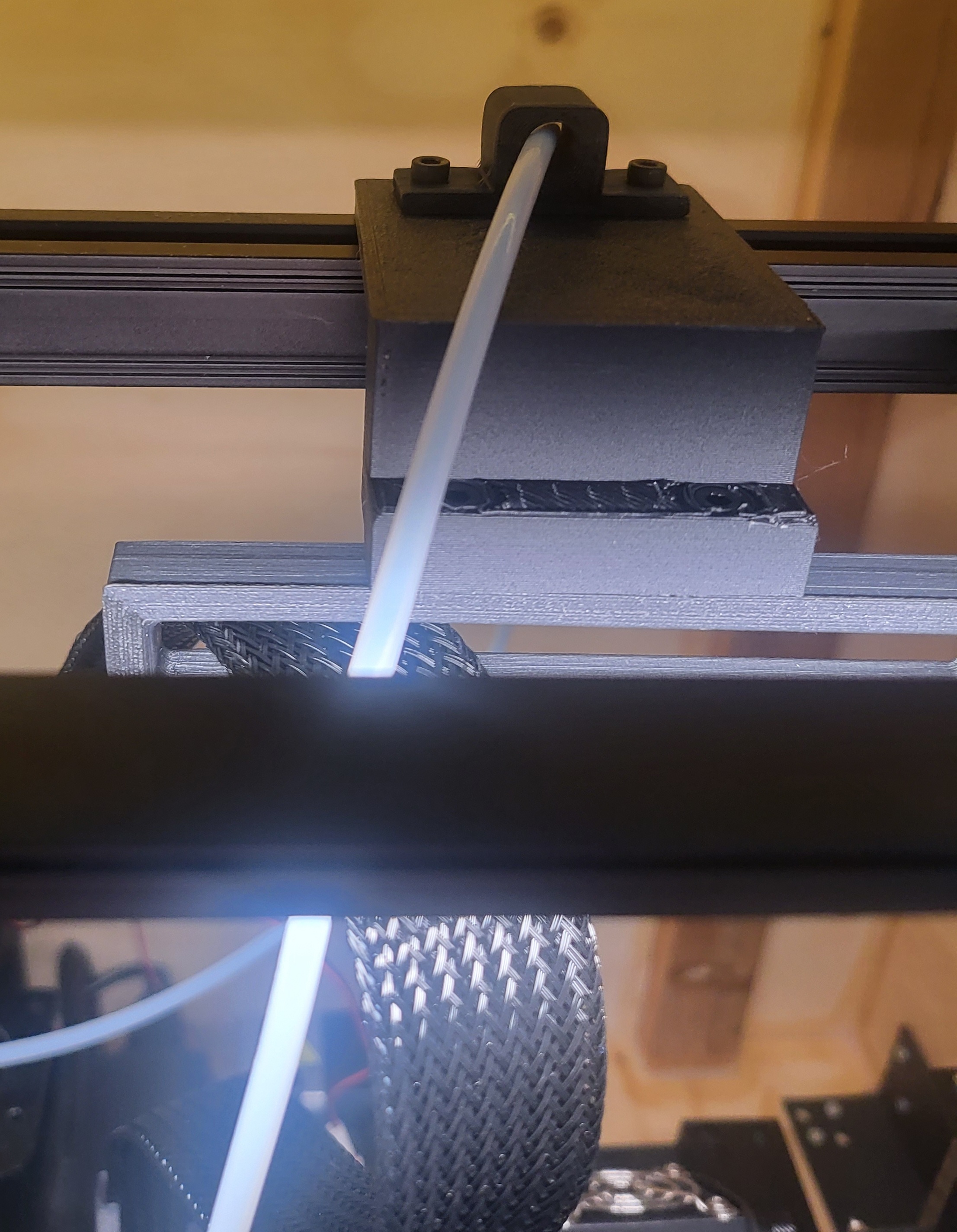 Creality Sprite Pro cable strain relief by Simon | Download free STL model | Printables.com