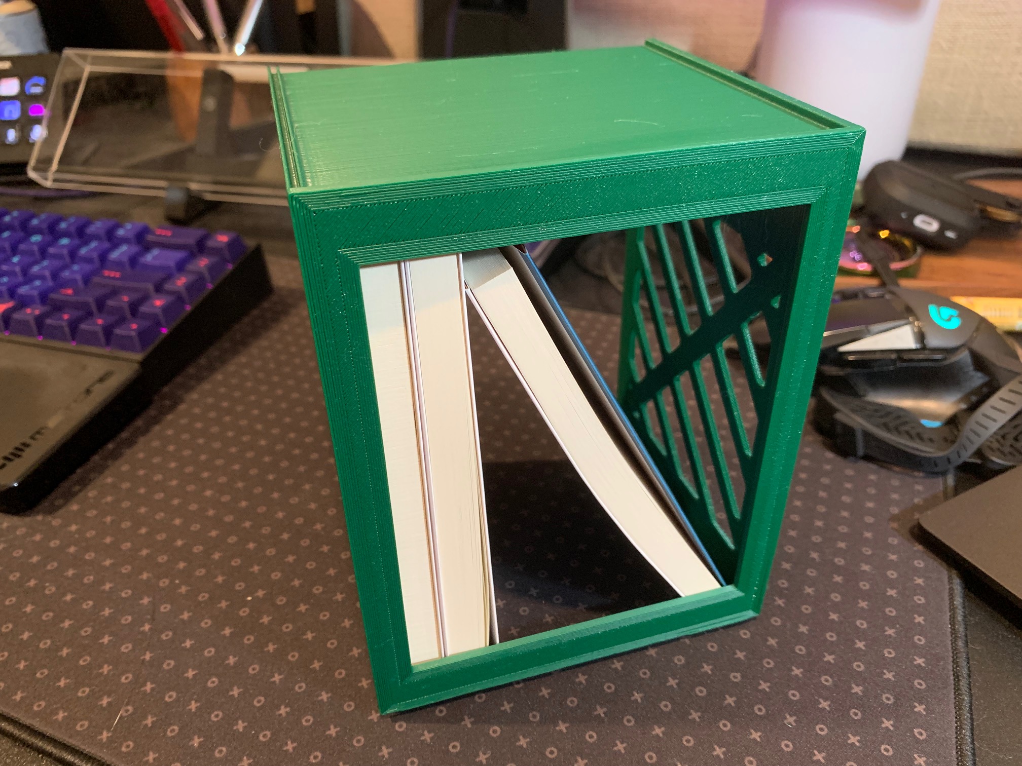 Standalone & Stackable Bookshelf (sized for 15cm-tall Bunkobon) by the ...