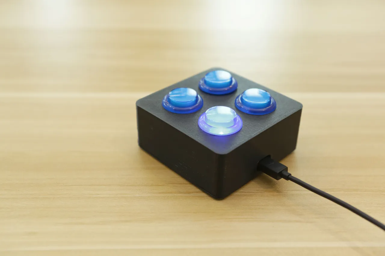 Arcade Button Control Box by Adafruit | Download free STL model ...