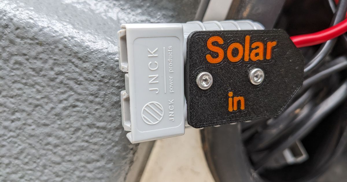 Anderson plug labels by 3DPS | Download free STL model | Printables.com