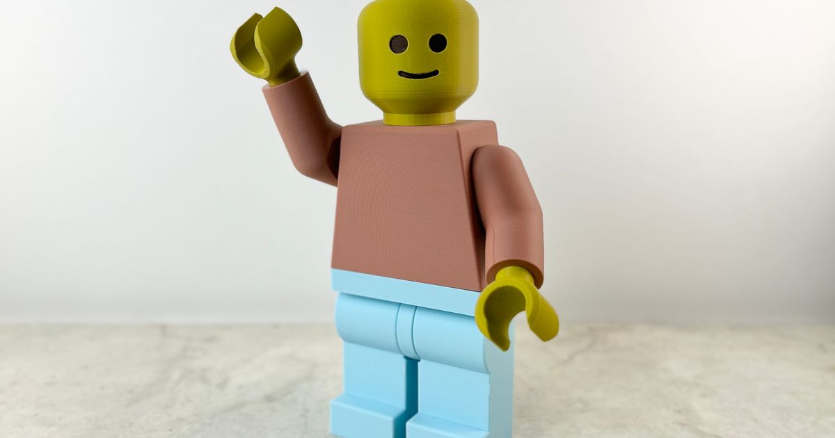 BIG BRICKS - Generic Figure (6:1 LEGO-inspired figure, NO MMU, NO ...