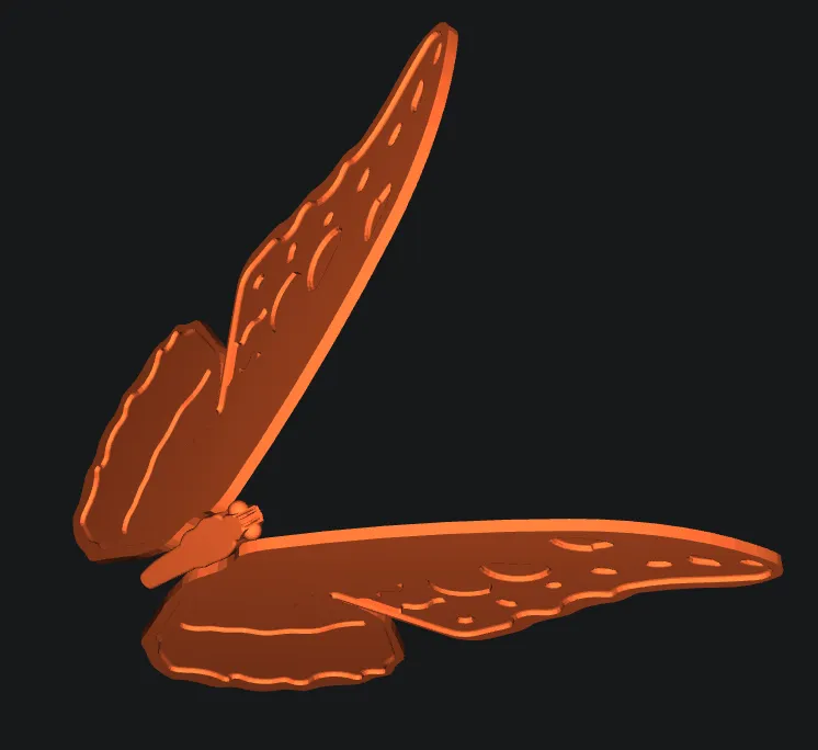butterfly by Daniel Oculus | Download free STL model | Printables.com