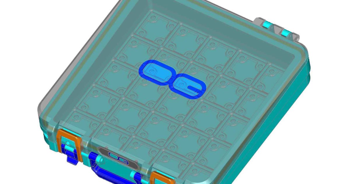 Gridfinity 25 Bin Box For Stuff Version 2.1 (UNTESTED REMIX) par ...