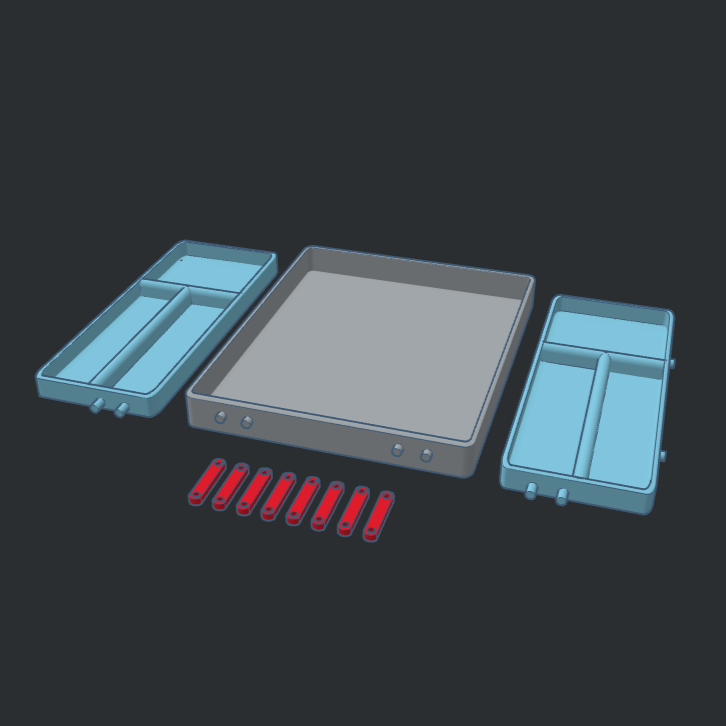 Fold Out Drawer Utensil Holder by Zale Anderson | Download free STL model | Printables.com