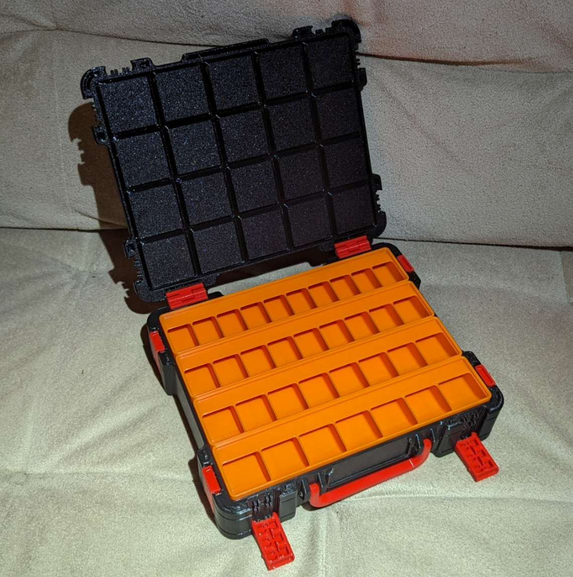 Gridfinity Labeled Divider Bin - More Compartments by NeonDevil ...