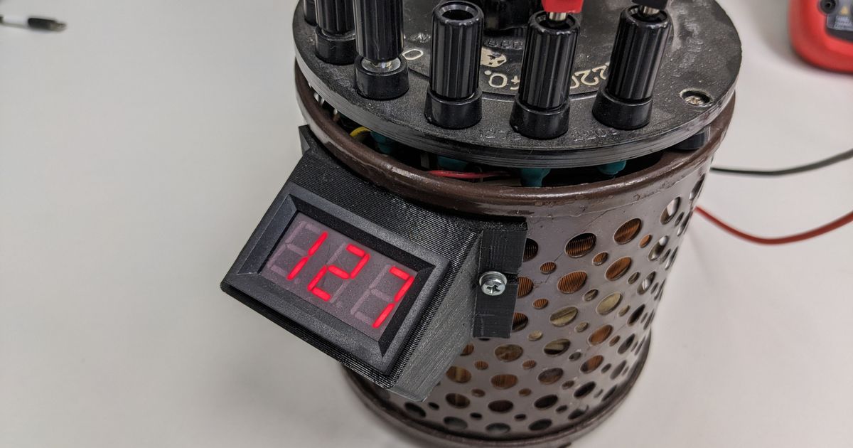 Voltage meter housing for old soviet variac by tearandfix | Download ...