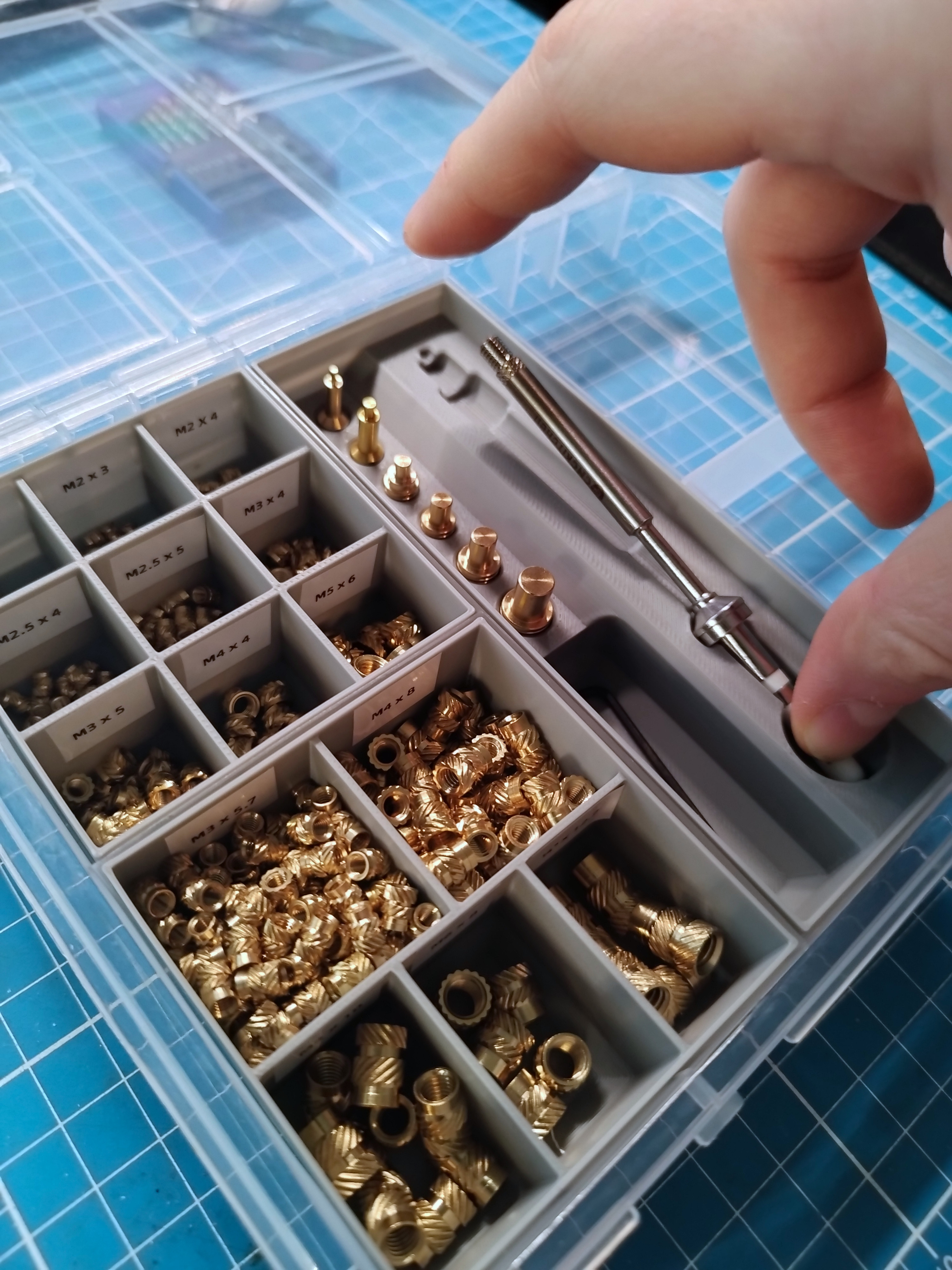 Werckmann inlay for CNCKitchen TS-100 soldering tips for threaded ...