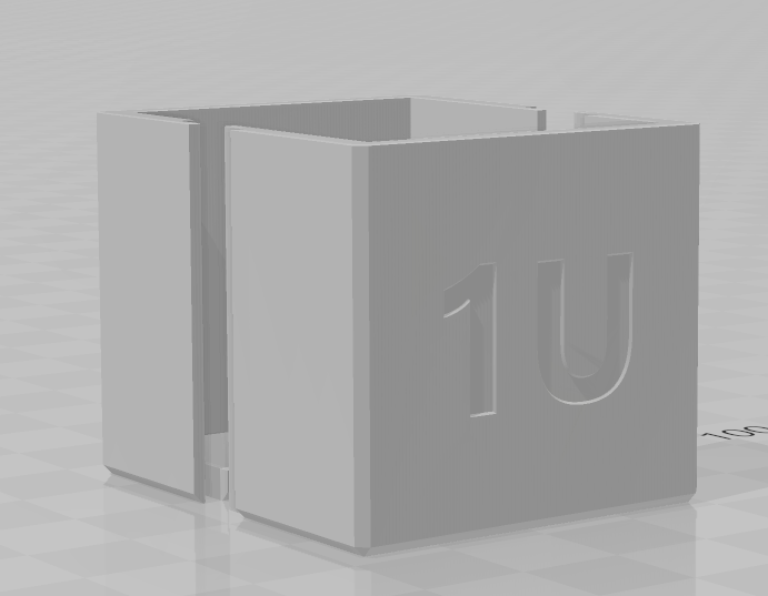 No Hassle Container 1U for artisan making by FrostBullKeycap | Download ...