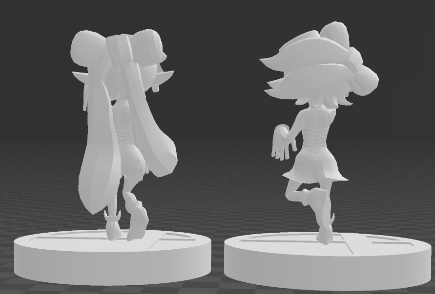 marie and callie splatoon amiibo by Ferdinand777 | Download free STL ...