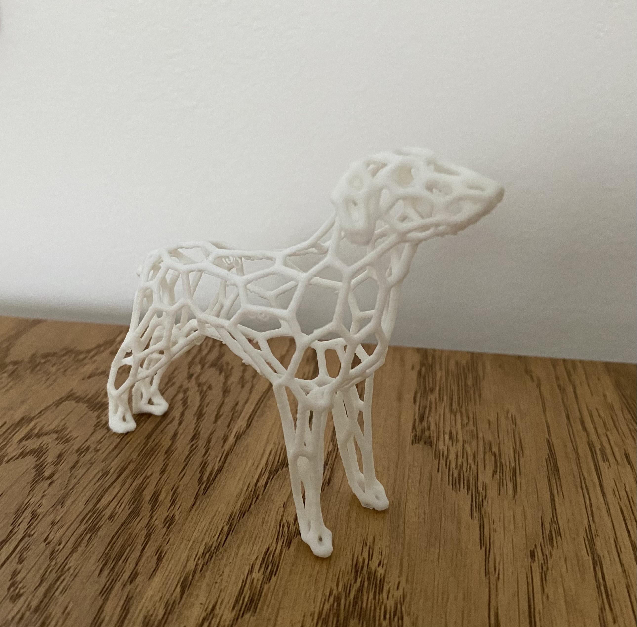 Voronoi Dog von M4trix | Kostenloses STL-Modell herunterladen ...