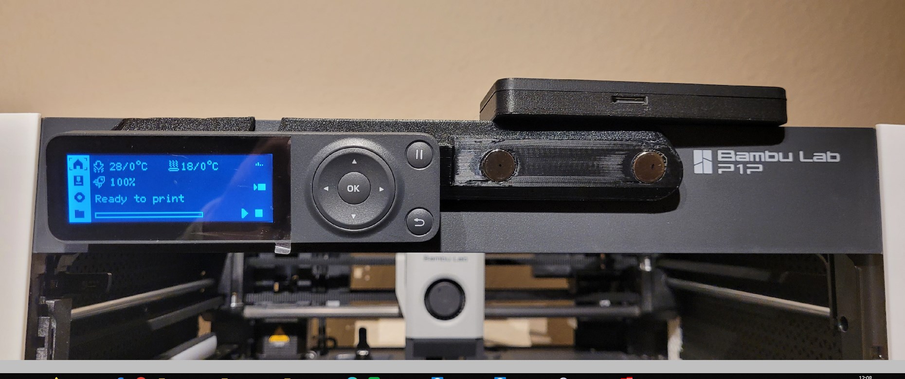 P1P XTOUCH Tilt Display by schtiewie | Download free STL model ...