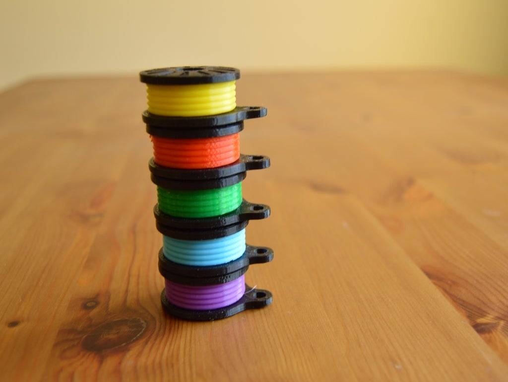 Retro Filament Spool Keychain by TheNewHobbyist | Download free STL ...