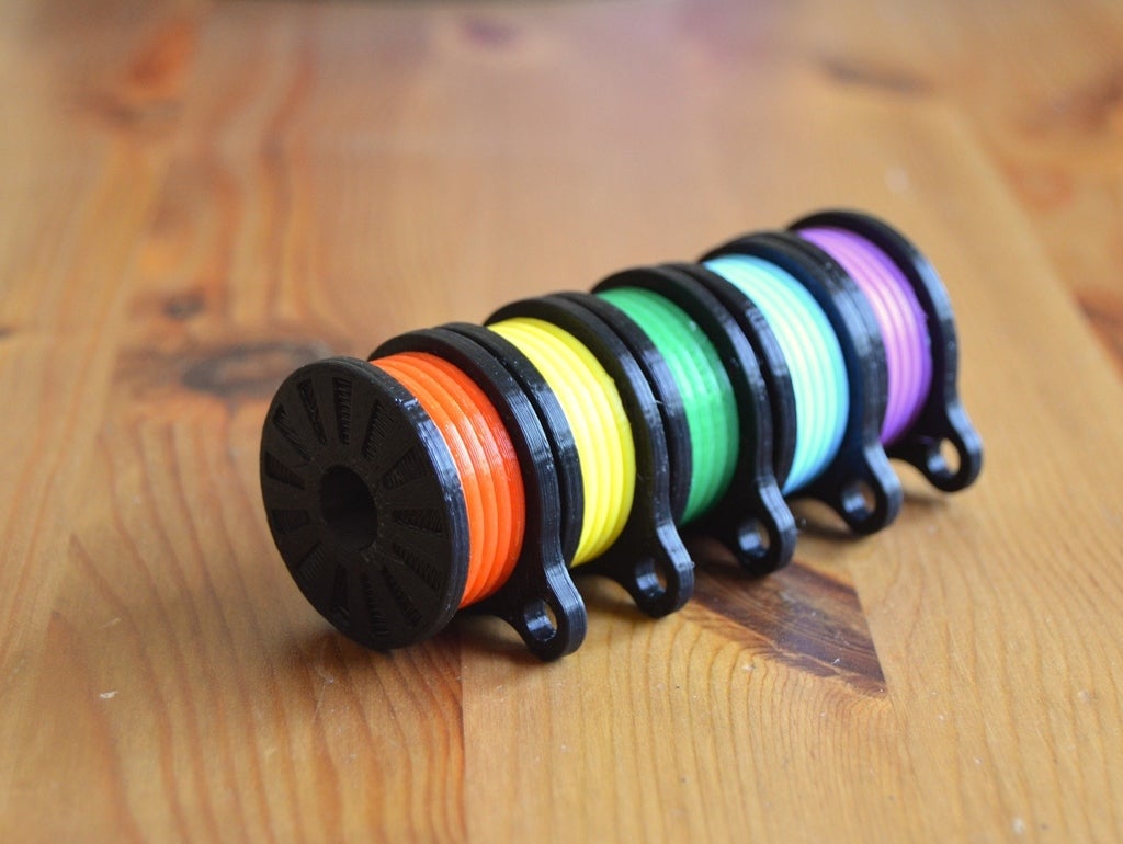 Retro Filament Spool Keychain by TheNewHobbyist | Download free STL ...