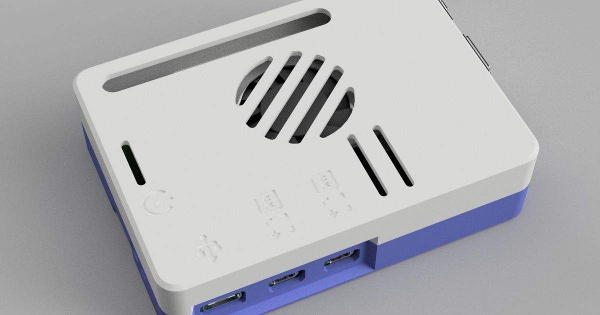 Raspberry Pi 5 Case - Adafruit Design - Update of Remix (RPi5) by ...