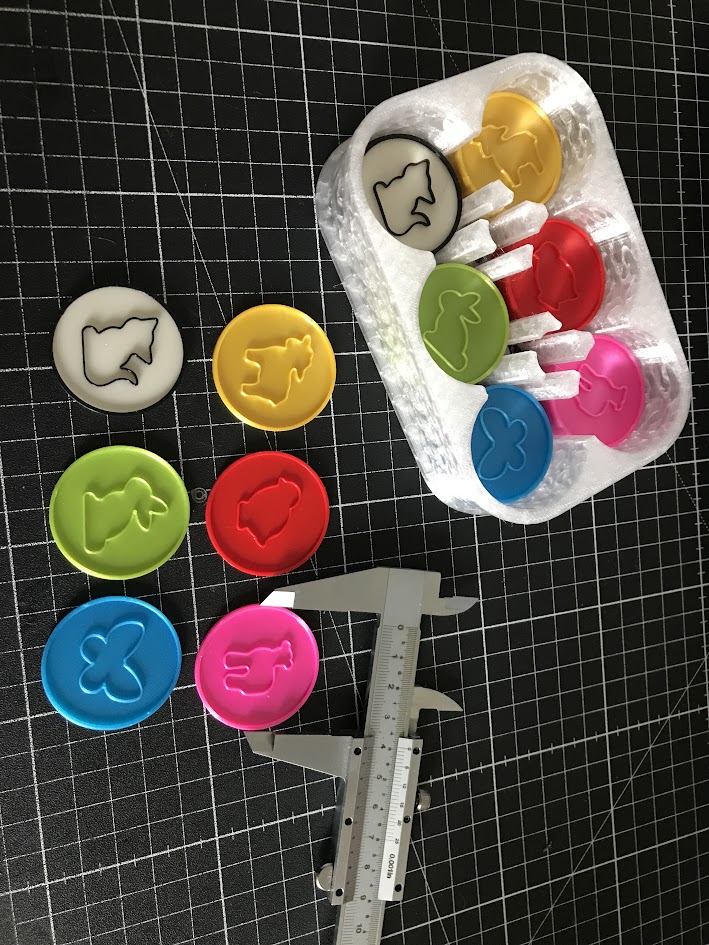 Animal Tokens by Pianocore | Download free STL model | Printables.com