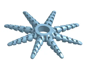 Print-in-Place Octopus Body by Sawyer | Download free STL model ...