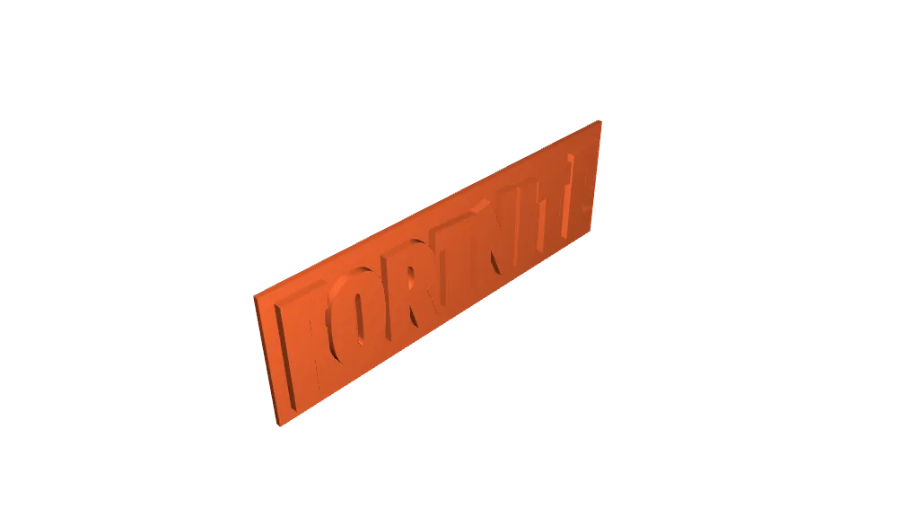 Fortnite sign / wallart by Ts3D | Download free STL model | Printables.com