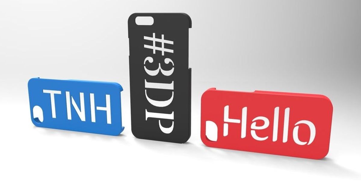 Customizable Stencil Font iPhone Case by TheNewHobbyist | Download free ...