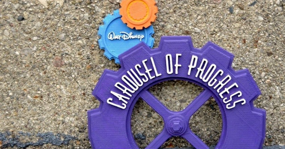 Carousel Of Progress Miniature Signage by TheNewHobbyist | Download ...