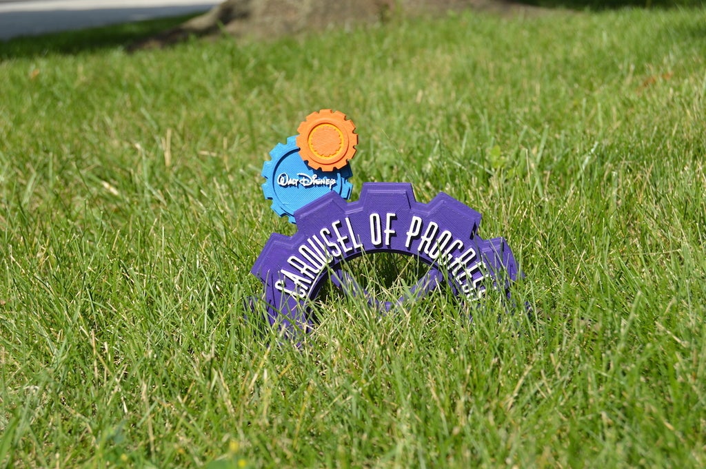 Carousel Of Progress Miniature Signage by TheNewHobbyist | Download ...