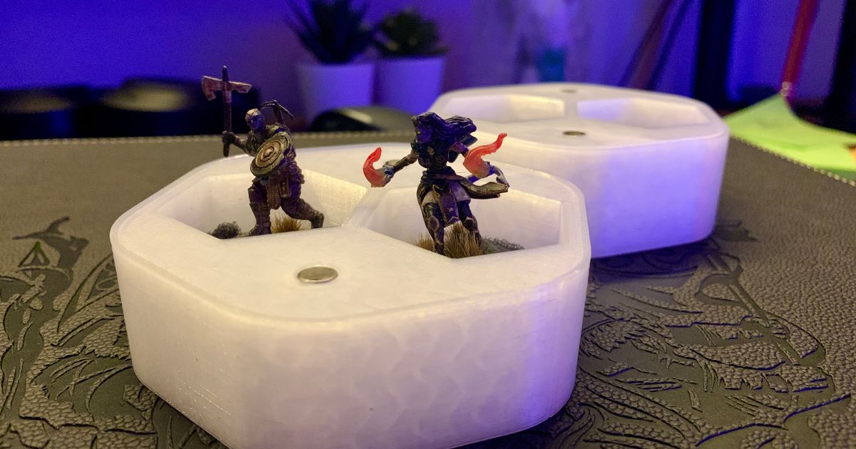 Hex Box - Miniature / Figure Storage by Tontzai | Download free STL ...