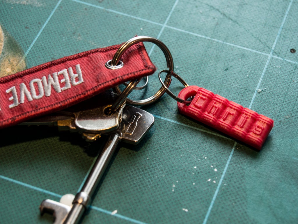 Customizable Bookshelf Keychain by TheNewHobbyist | Download free STL ...