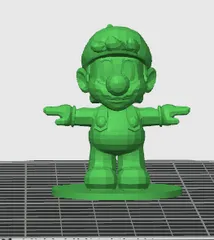 Low poly Super Mario by The line art guy | Download free STL model ...