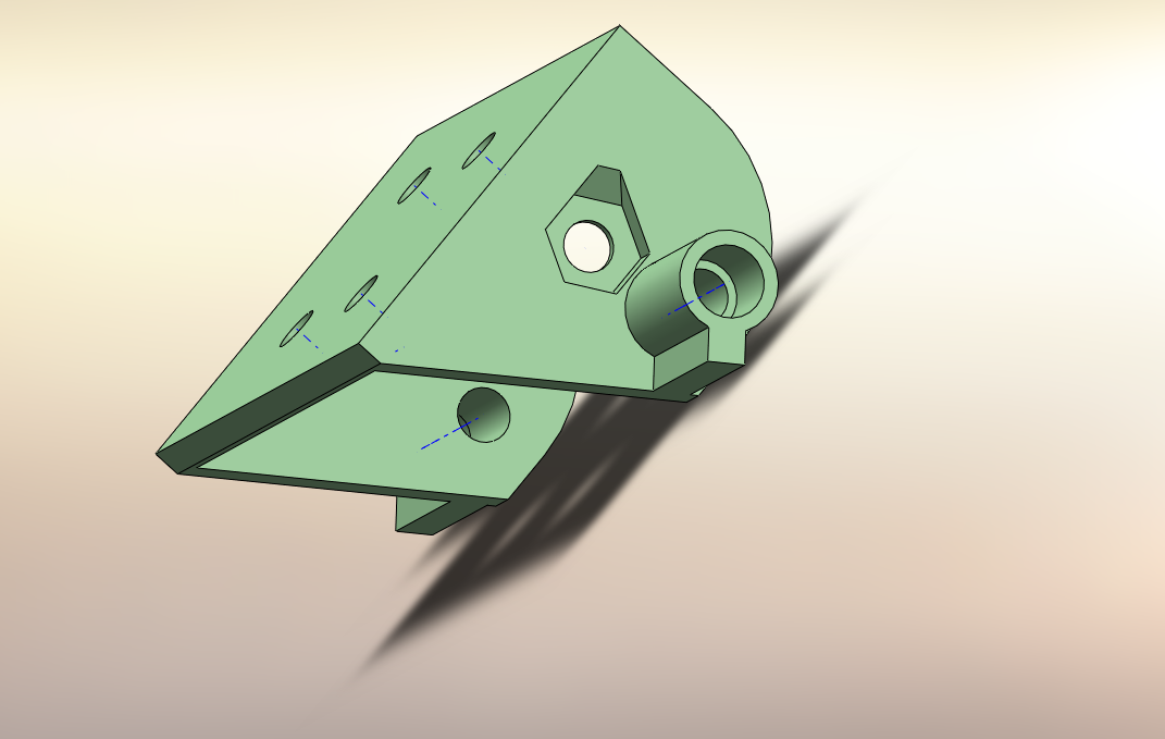 Trunion Mount with Detents by Fergy7 | Download free STL model ...