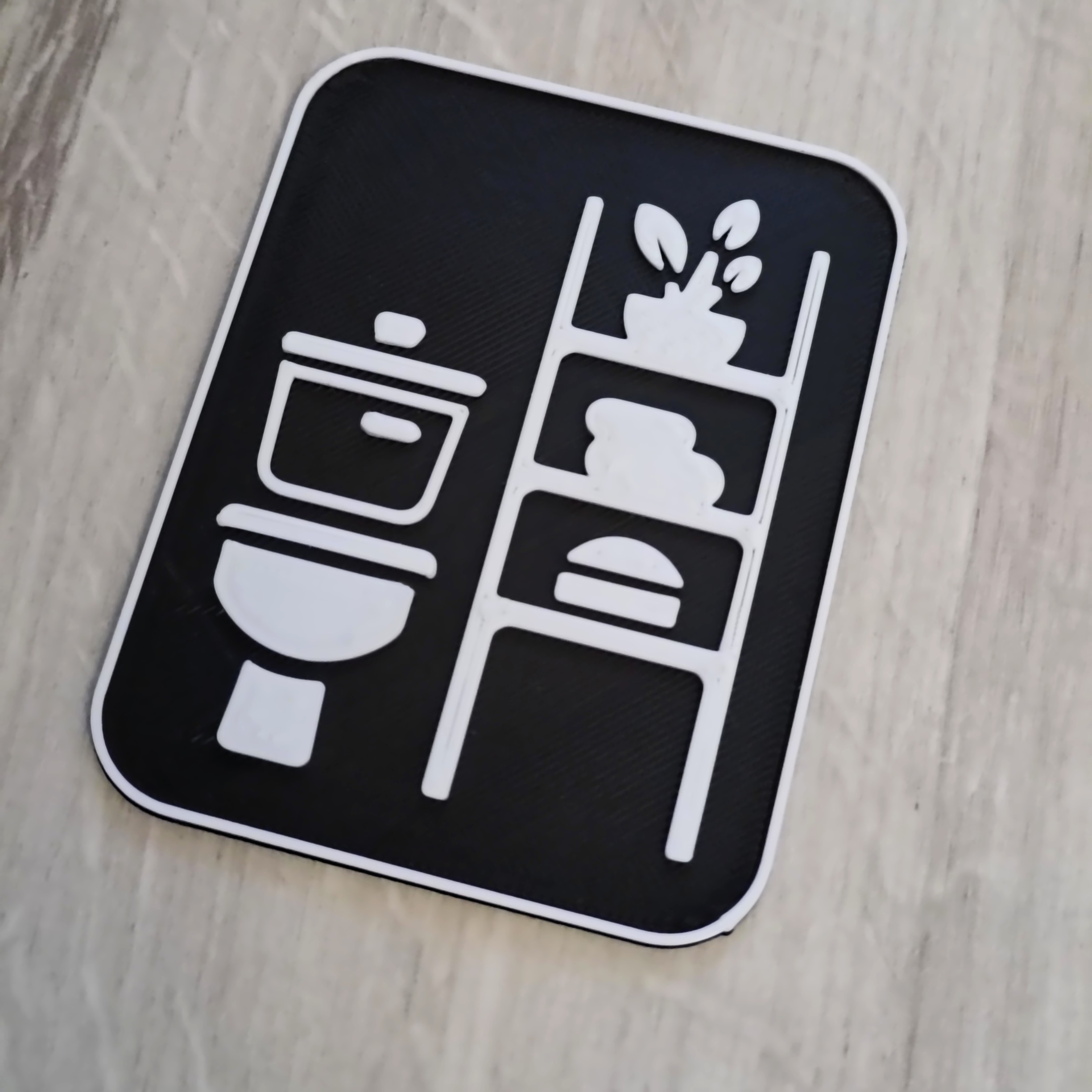 Toilet sign - symbol on the door by TOMx3D | Download free STL model ...