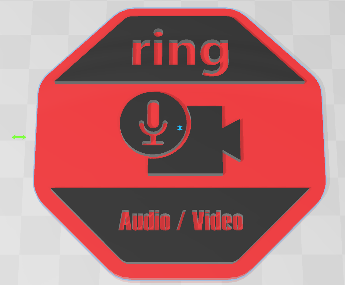Ring-Doorbell-Sign by LordDeliverer | Download free STL model ...