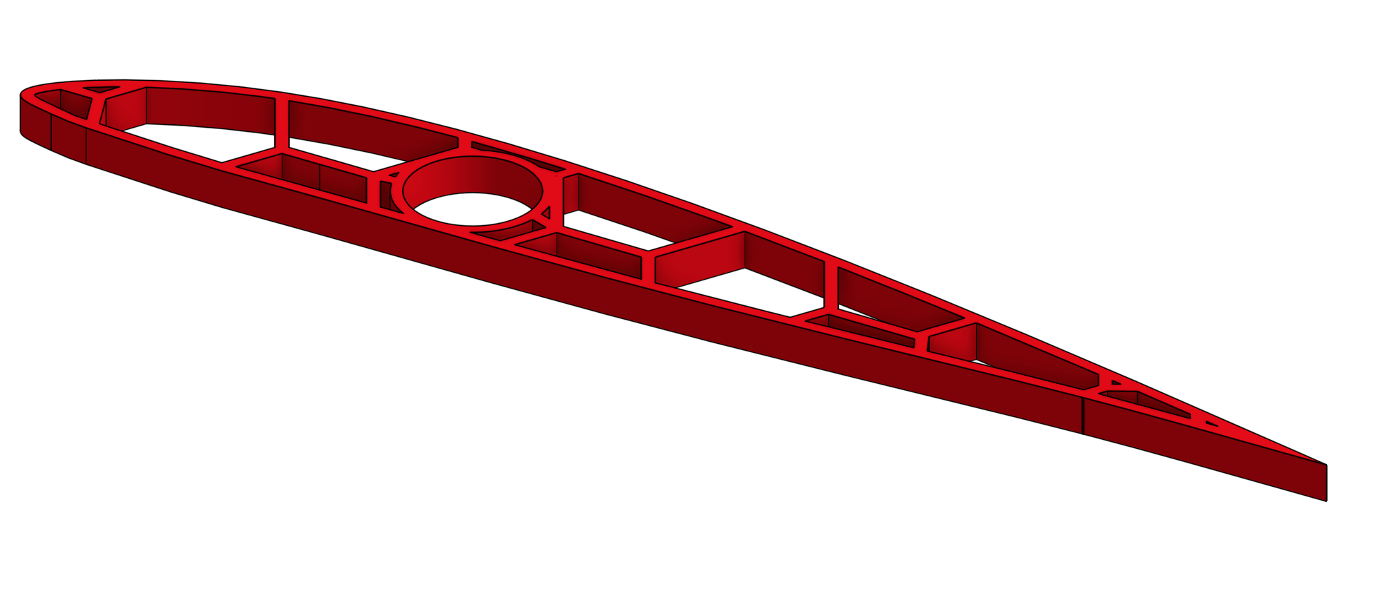 RC Glider Plane Wing With High Efficiency Aerofoil von Theo Nichols ...